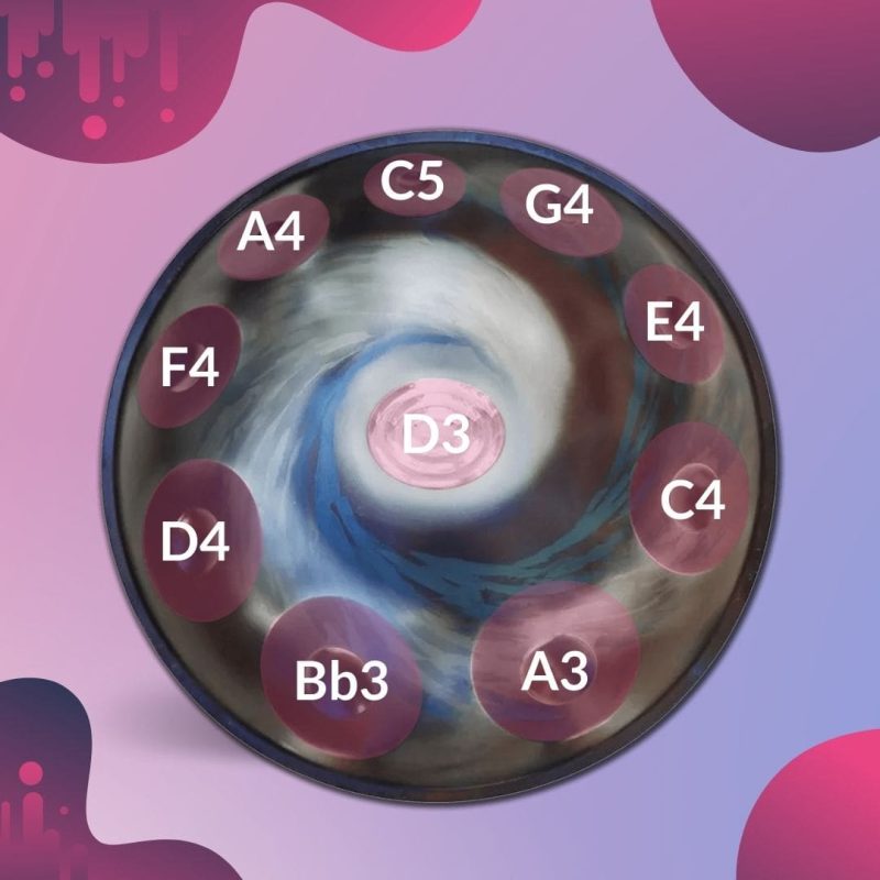Handpan Celestial - 10 Notes - D Minor - Handpan Store