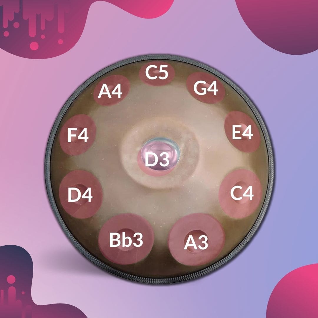 SandStorm Handpan - 10 Notes - D Minor - Handpan Store