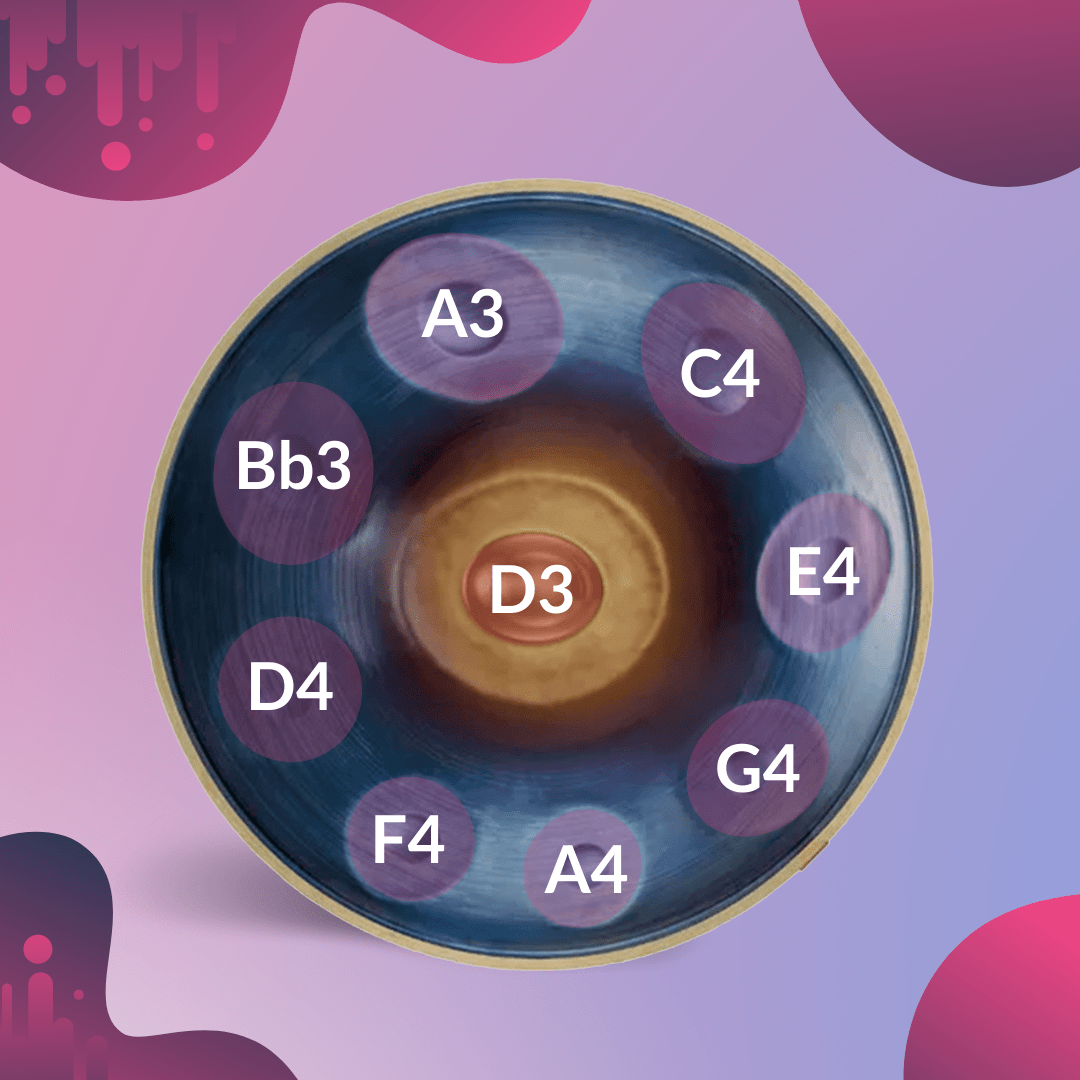 Handpan Earth - 9 notes - D Kurd - Handpan Store
